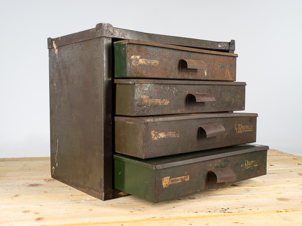 VINTAGE INDUSTRIAL DRAWERS - Tractor Shed Antiques